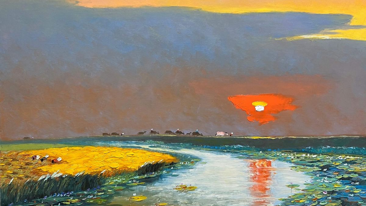 Hướng dẫn cách vẽ tranh phong cảnh thiên nhiên đẹp đơn giản